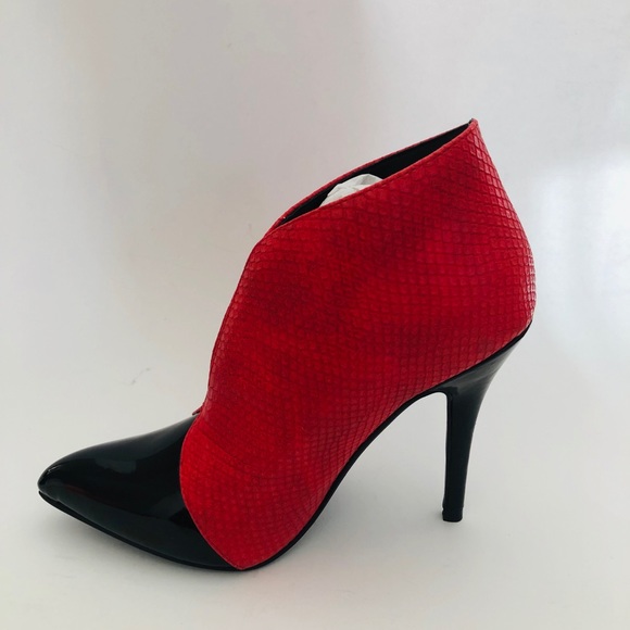 Shoes | Red Bootie | Poshmark